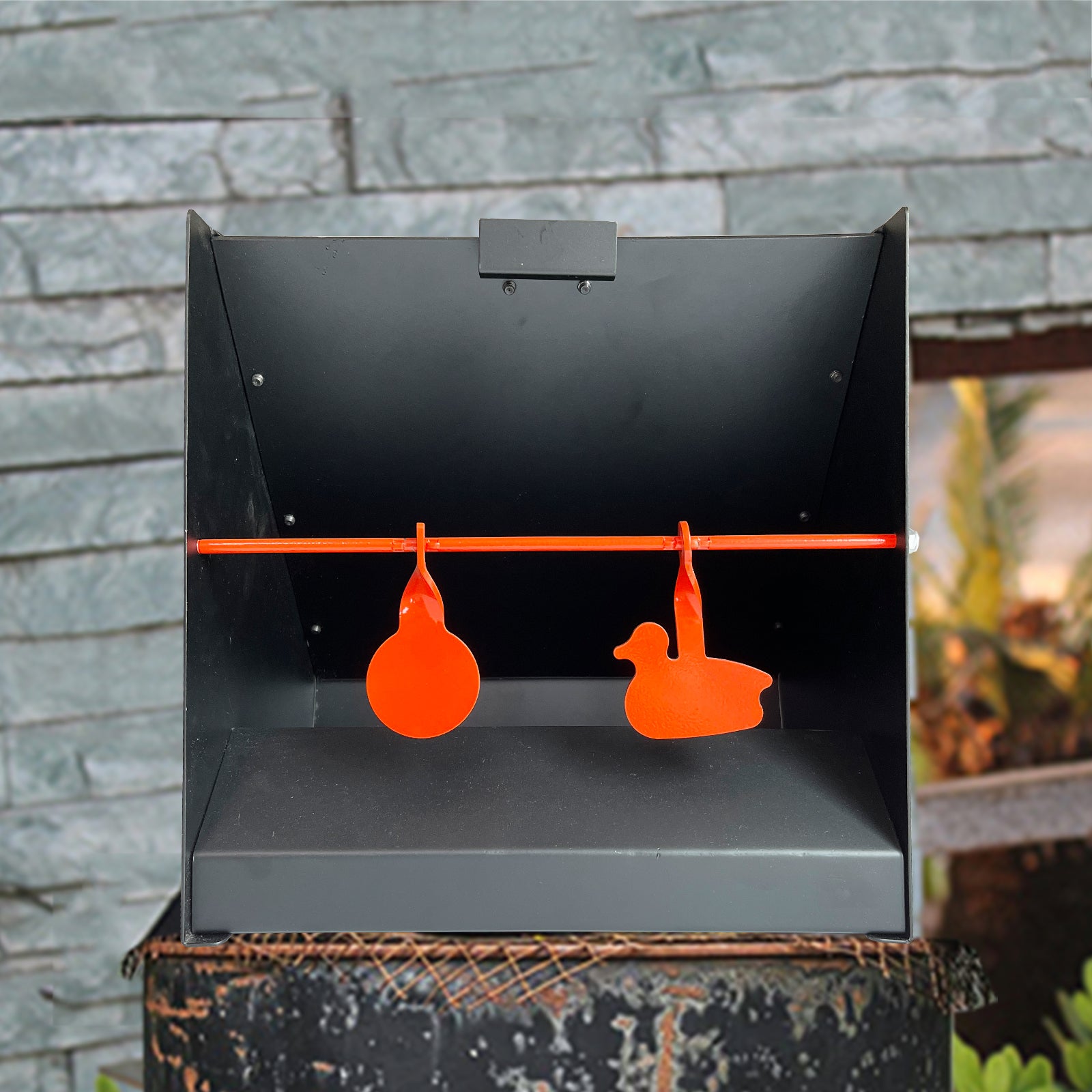 Atflbox Pellet Trap Target with 12''x12'' Splatter Bullseye Paper Targ ...