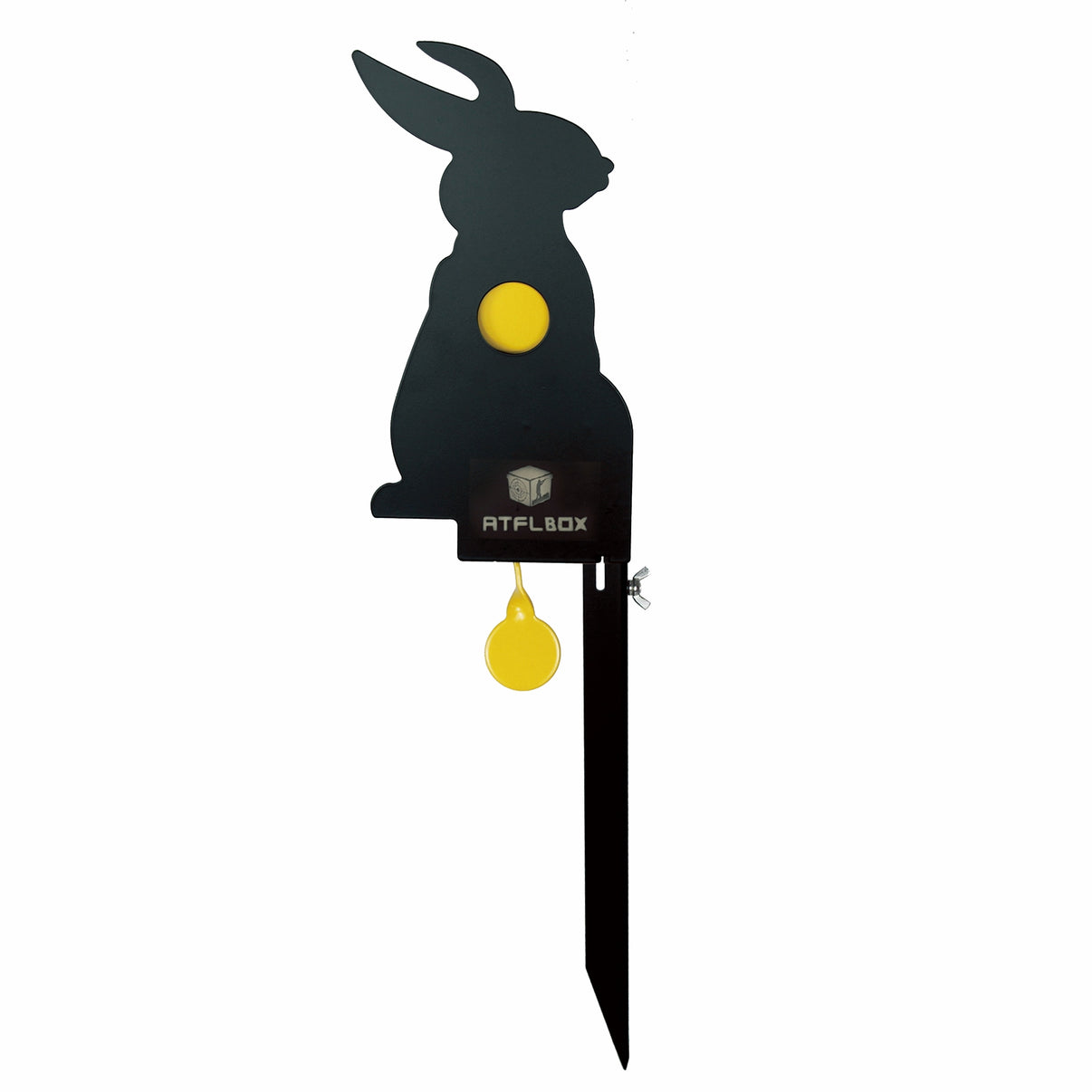 ATFLBOX Resetting Target With Metal Rabbit, Air Rifle Shooting targets