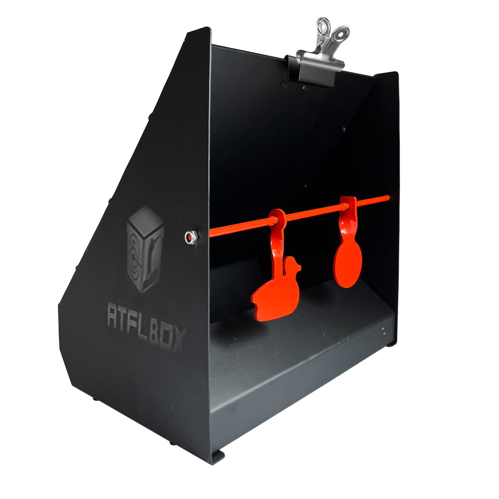 Atflbox Pellet Trap Target with 12''x12'' Splatter Bullseye Paper Targ ...
