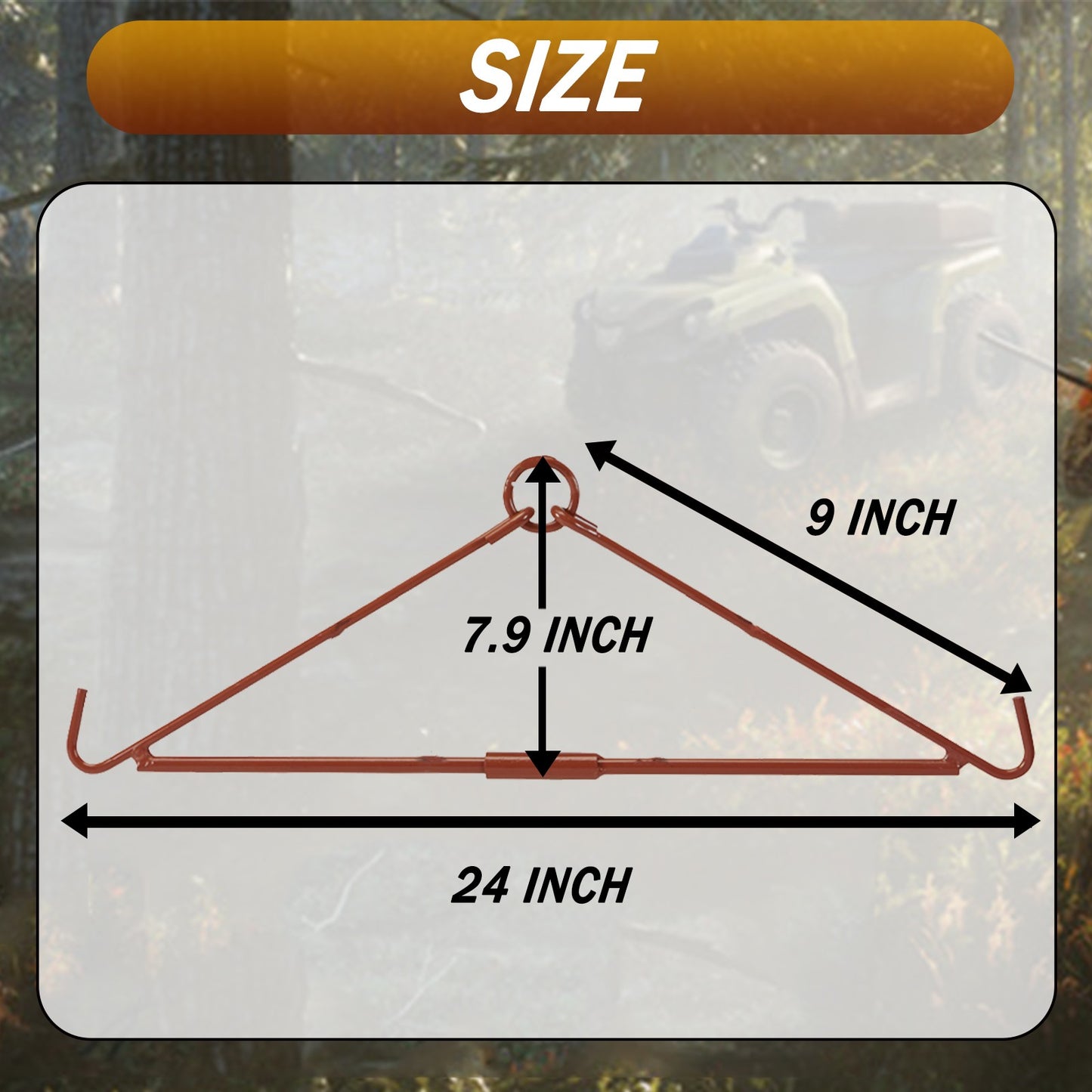 Atflbox Game Hoist Gambrel System and Dual Pulley Hoist Lift System, H ...